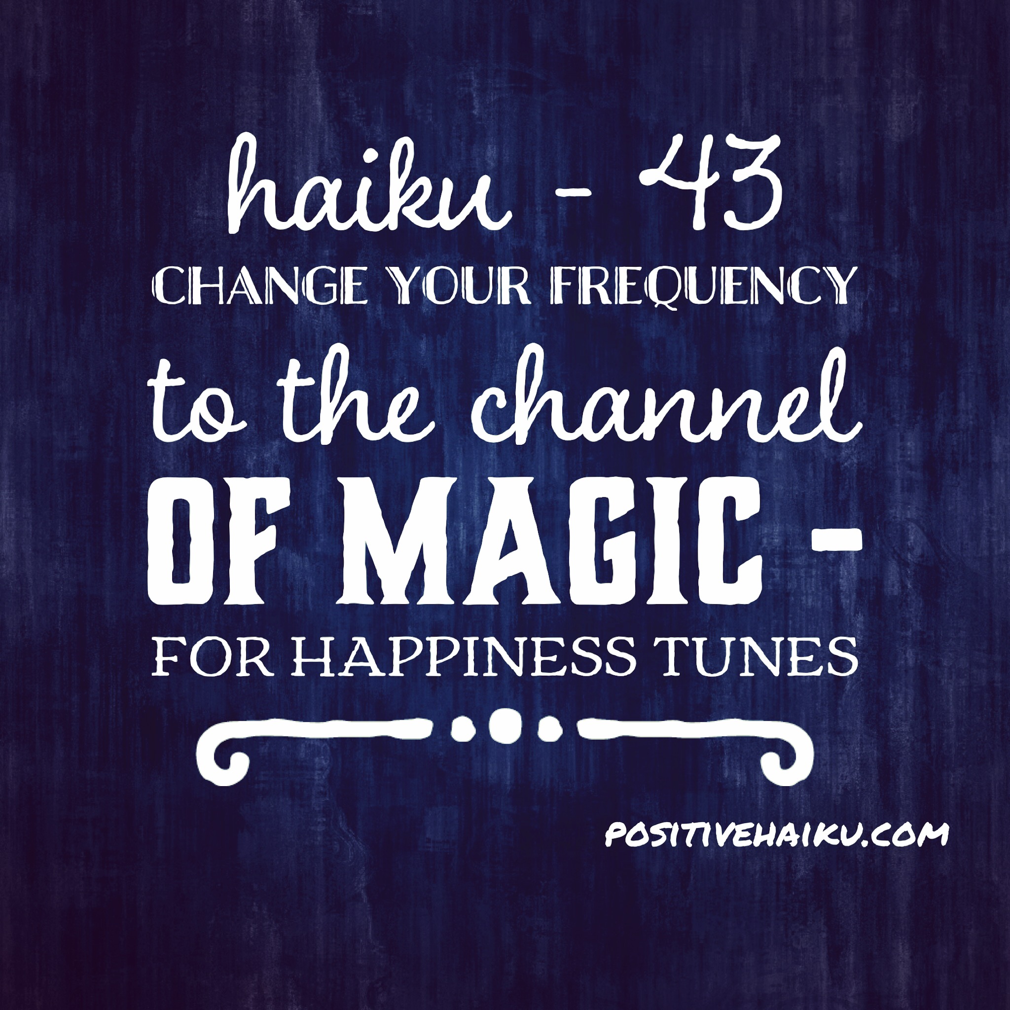 Positive Haiku – When the Universe manifests itself through Poetry…
