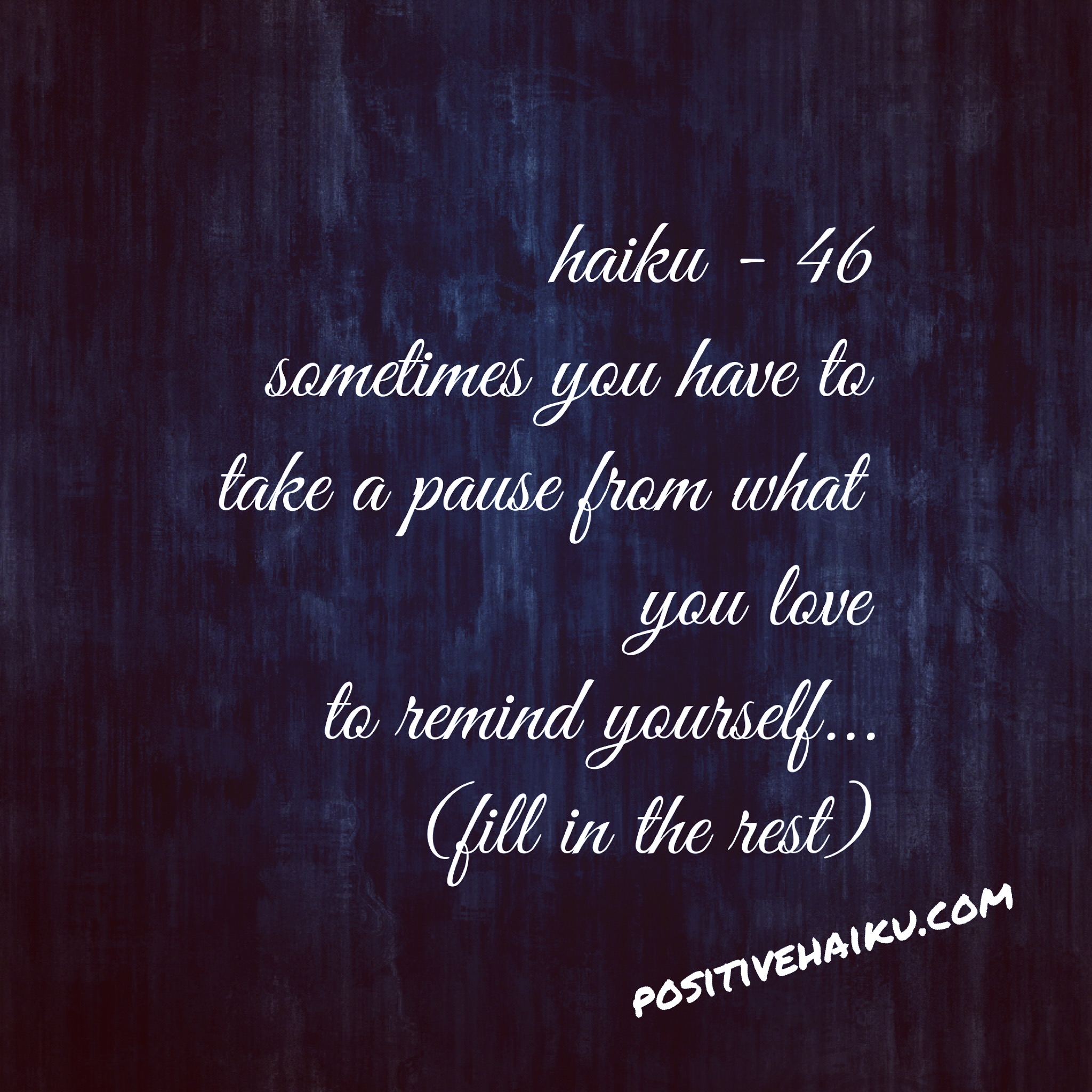 Positive Haiku – When the Universe manifests itself through Poetry…